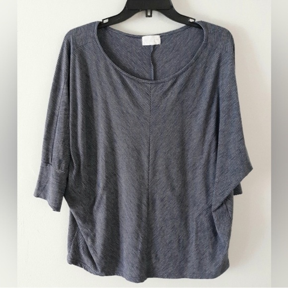 Lou & Grey | Tops | Lou Grey Blue Gray Top Super Flattering And So Soft ...